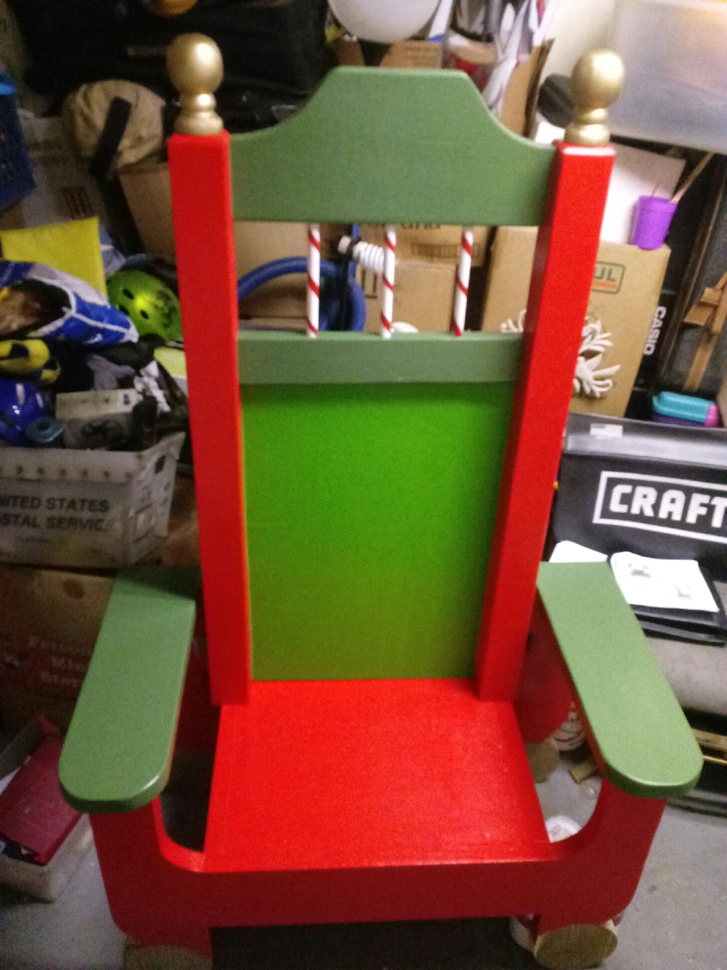 Santa Throne chair created – https://santabiker.com