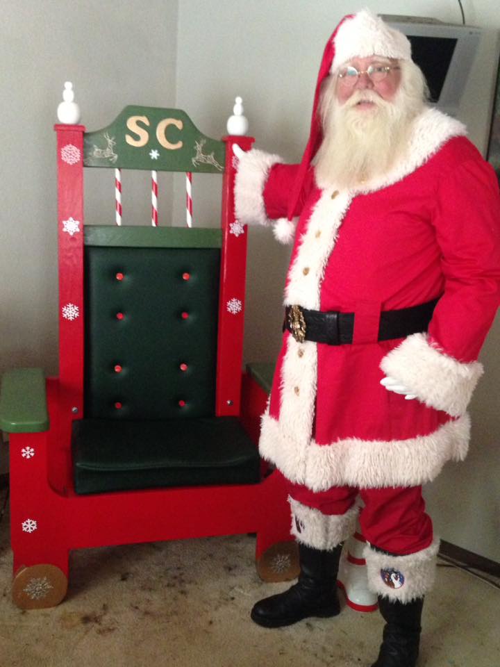 Santa Throne chair created – https://santabiker.com